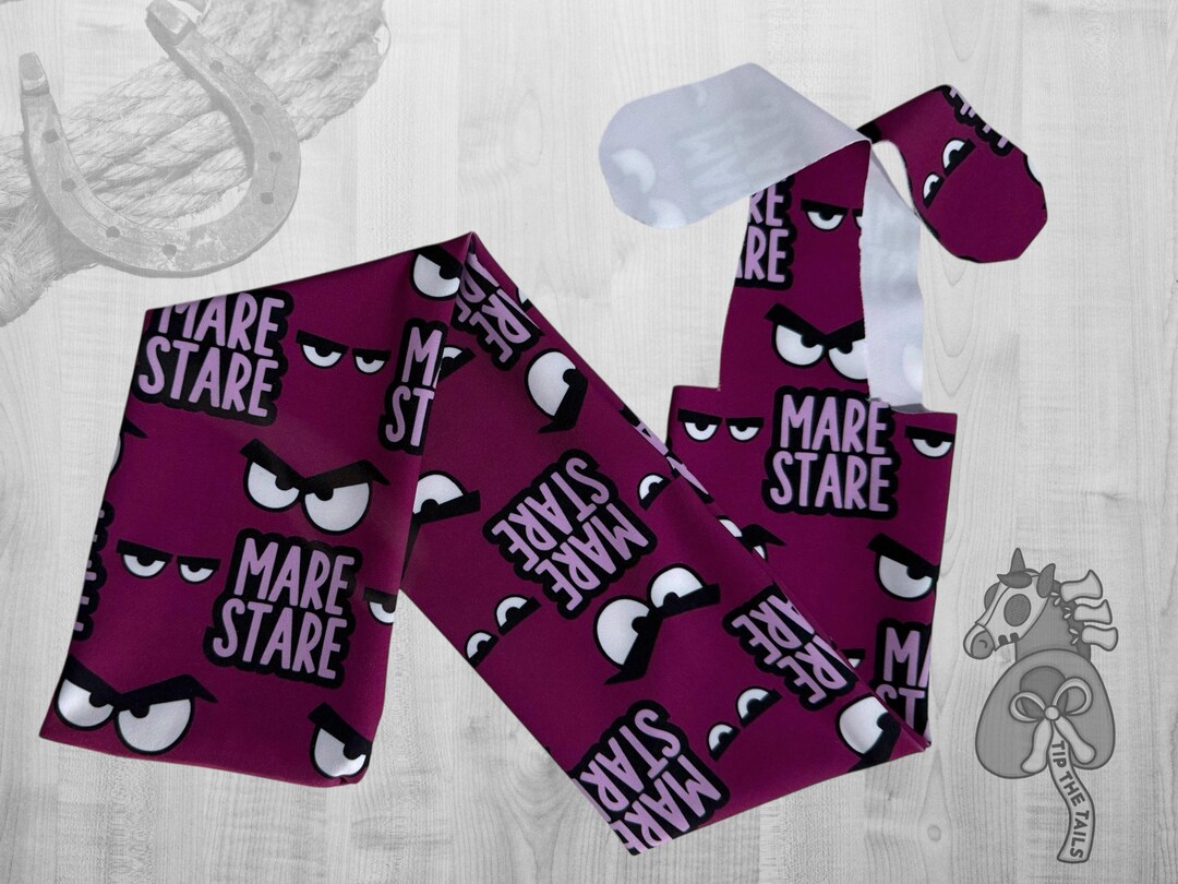 Mare Stare Equine Tail Bag, Angry Mare Horse Gift for Equestrian ...