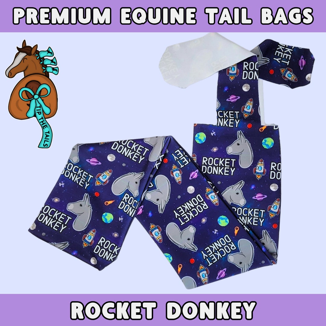 Rocket Donkey Equine Tail Bag - Etsy