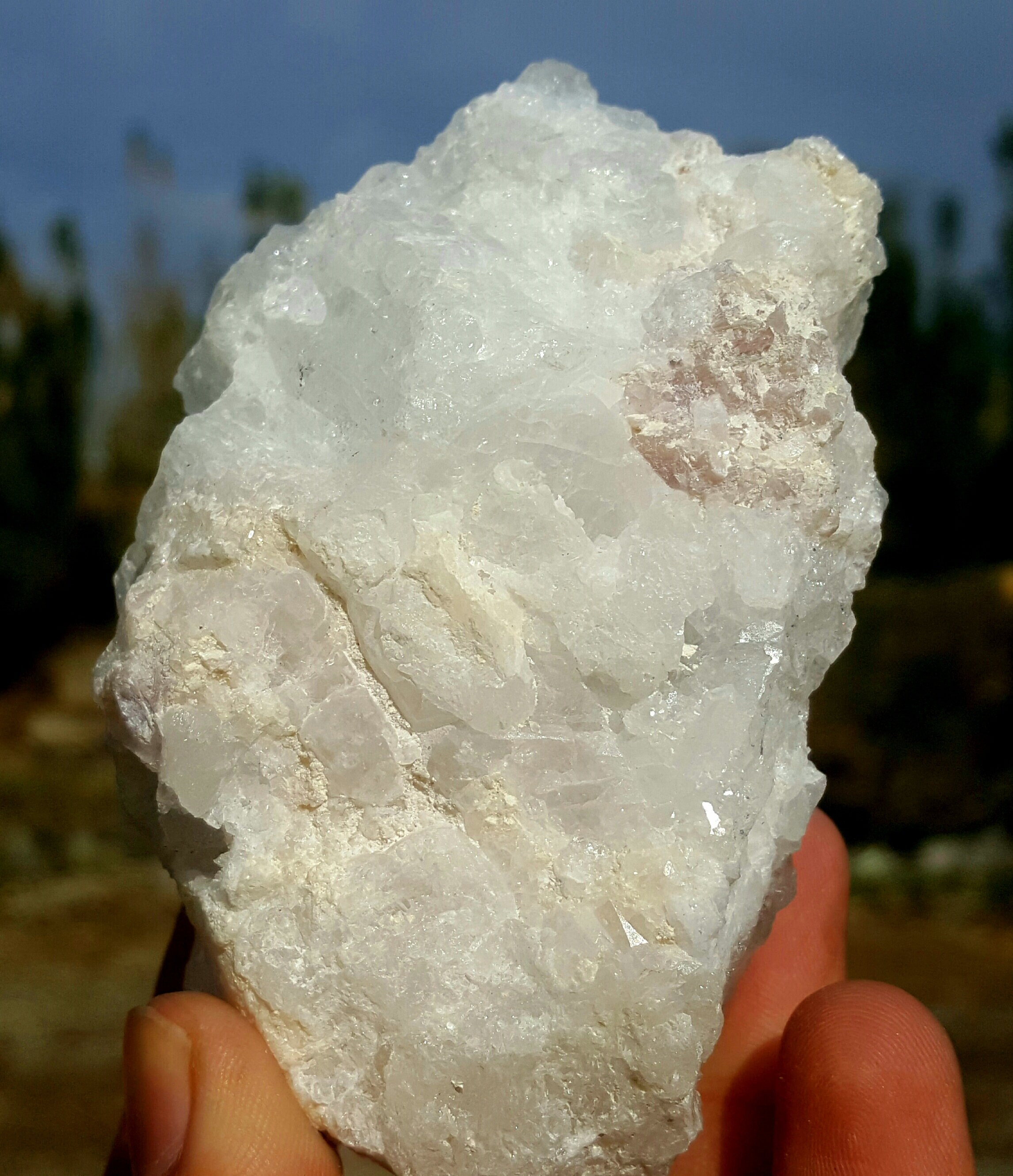 418 Grams Pollucite Terminated Crystal World Rare Pollucite Top Quality ...