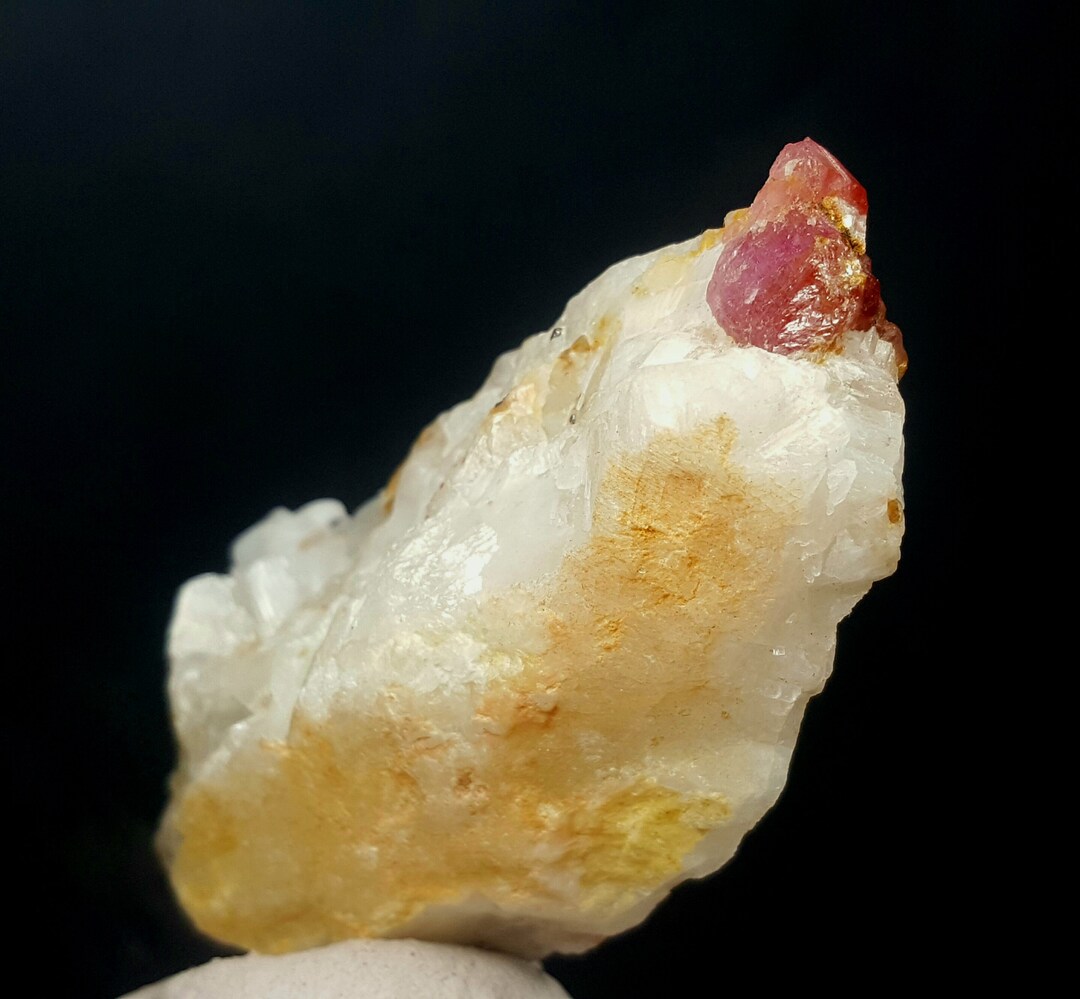 359 Carat Corundum (var: Ruby) on Whit Matrix Minerals Speciemen From ...