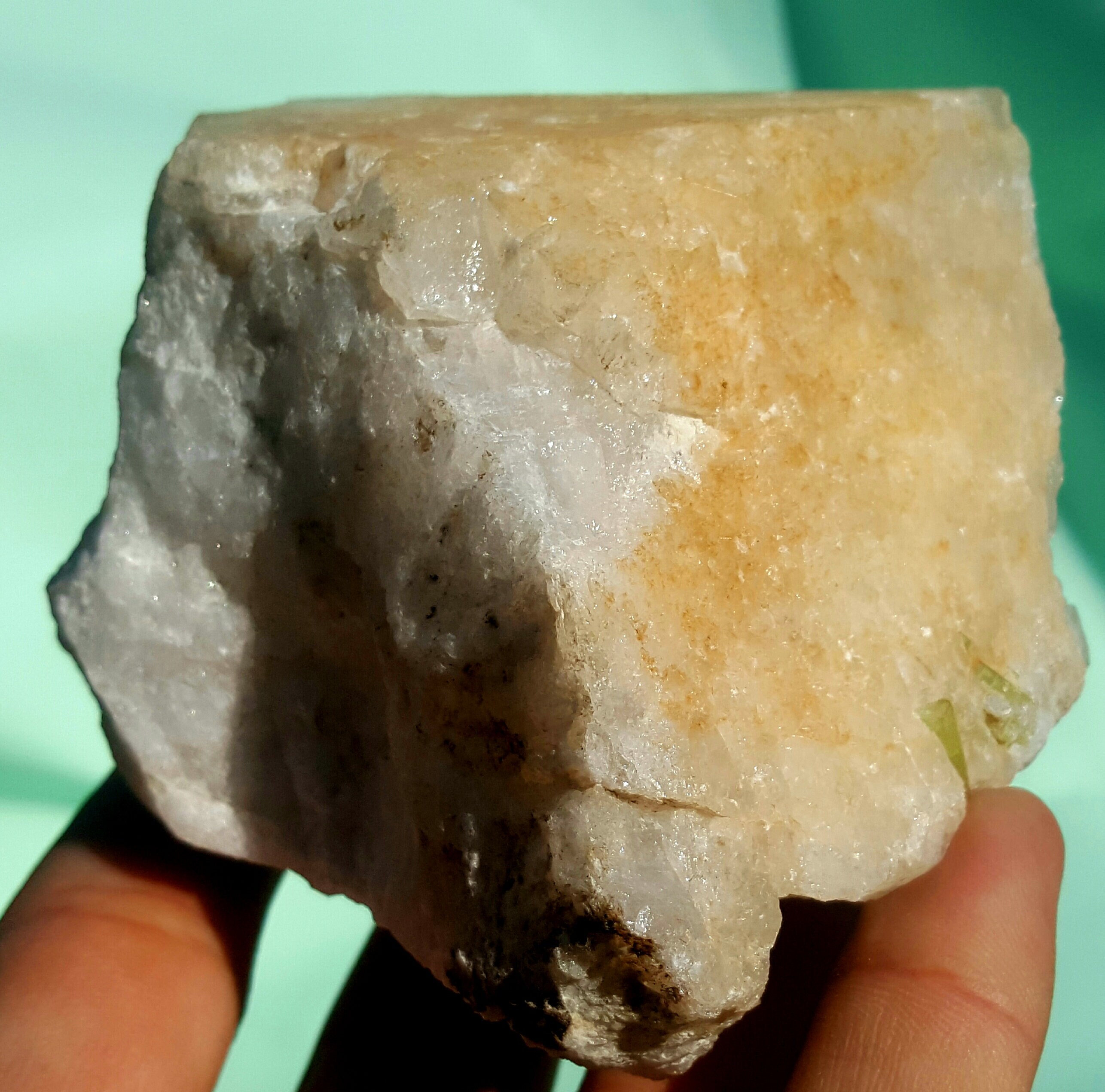 629 Grams Pollucite Terminated Crystal World Rare Pollucite Top Quality ...