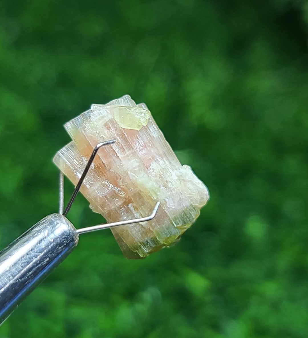 17 Carat Bi Color Tourmaline Double Terminated Crystals Bunches From ...
