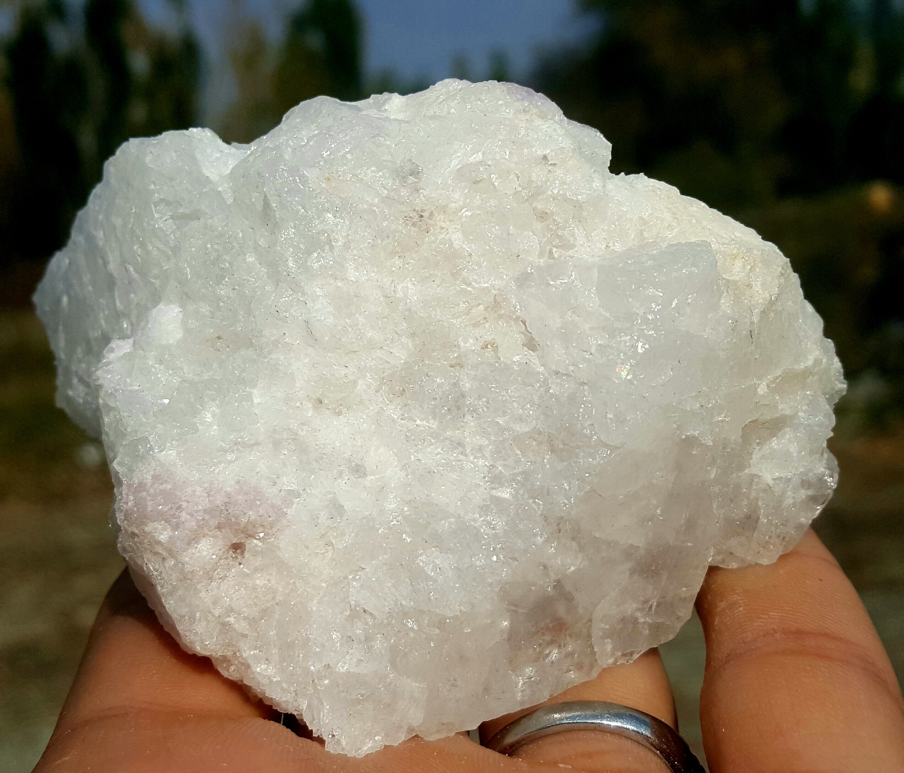 418 Grams Pollucite Terminated Crystal World Rare Pollucite Top Quality ...