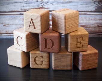 Letter Blocks | Etsy UK