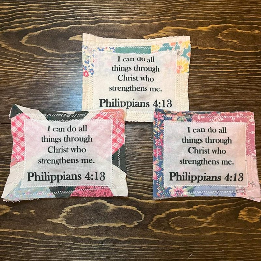 Prayer Quilt - Christian Gift - Philippians 4:13 - Etsy