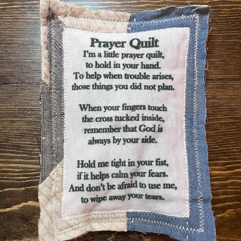 Prayer Quilt - Christian Gift - Etsy