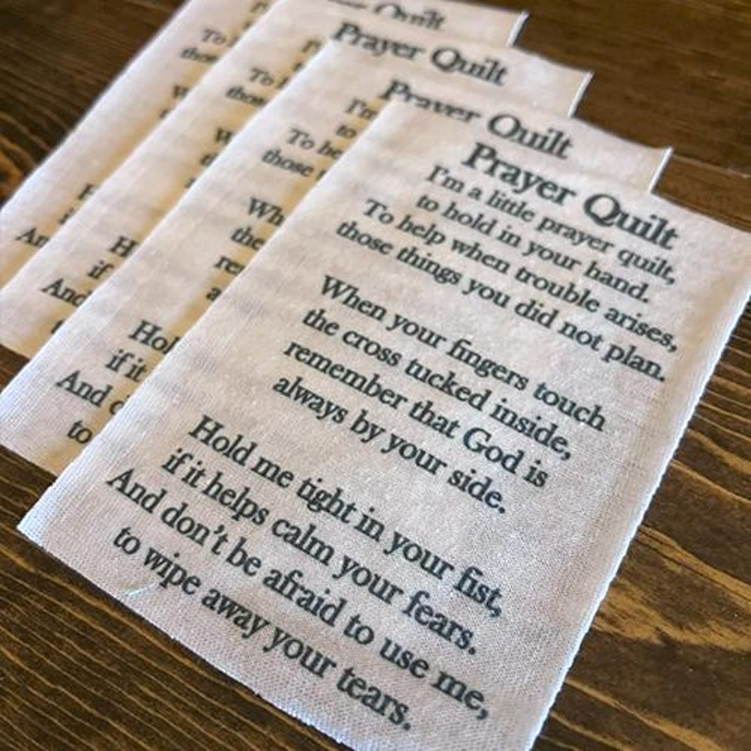 Prayer Quilt Text Panel - Christian Sewing Project - Etsy