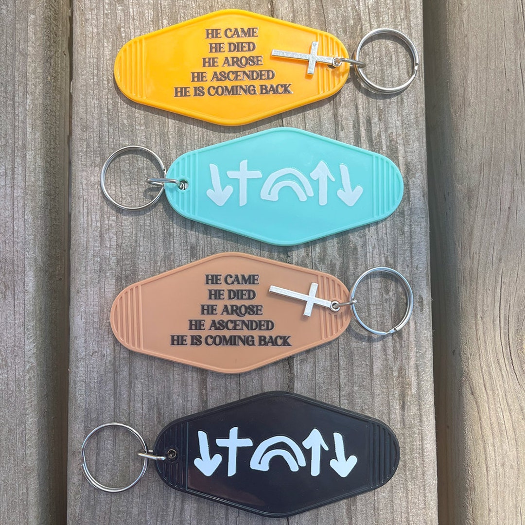 The Gospel Symbols - Motel Keychain - Etsy