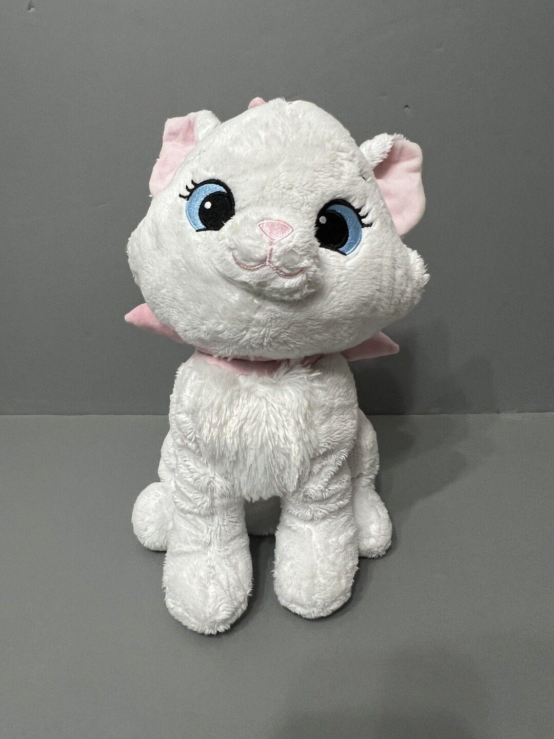 Disney Marie Aristocats Plush Soft Toy Stuffed Animal Kitten Pink Bow ...
