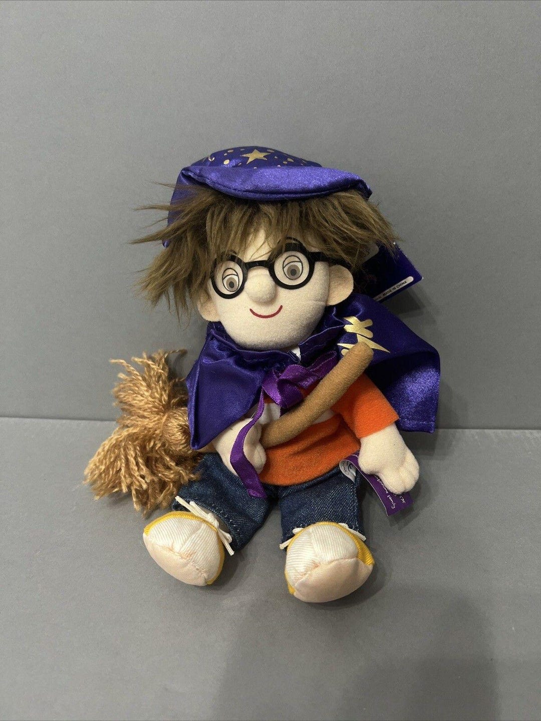 Vintage WIZZARD KIDS Soft Plush Toy Wizzard Zak Bean Boy Doll Cuddle 9 ...