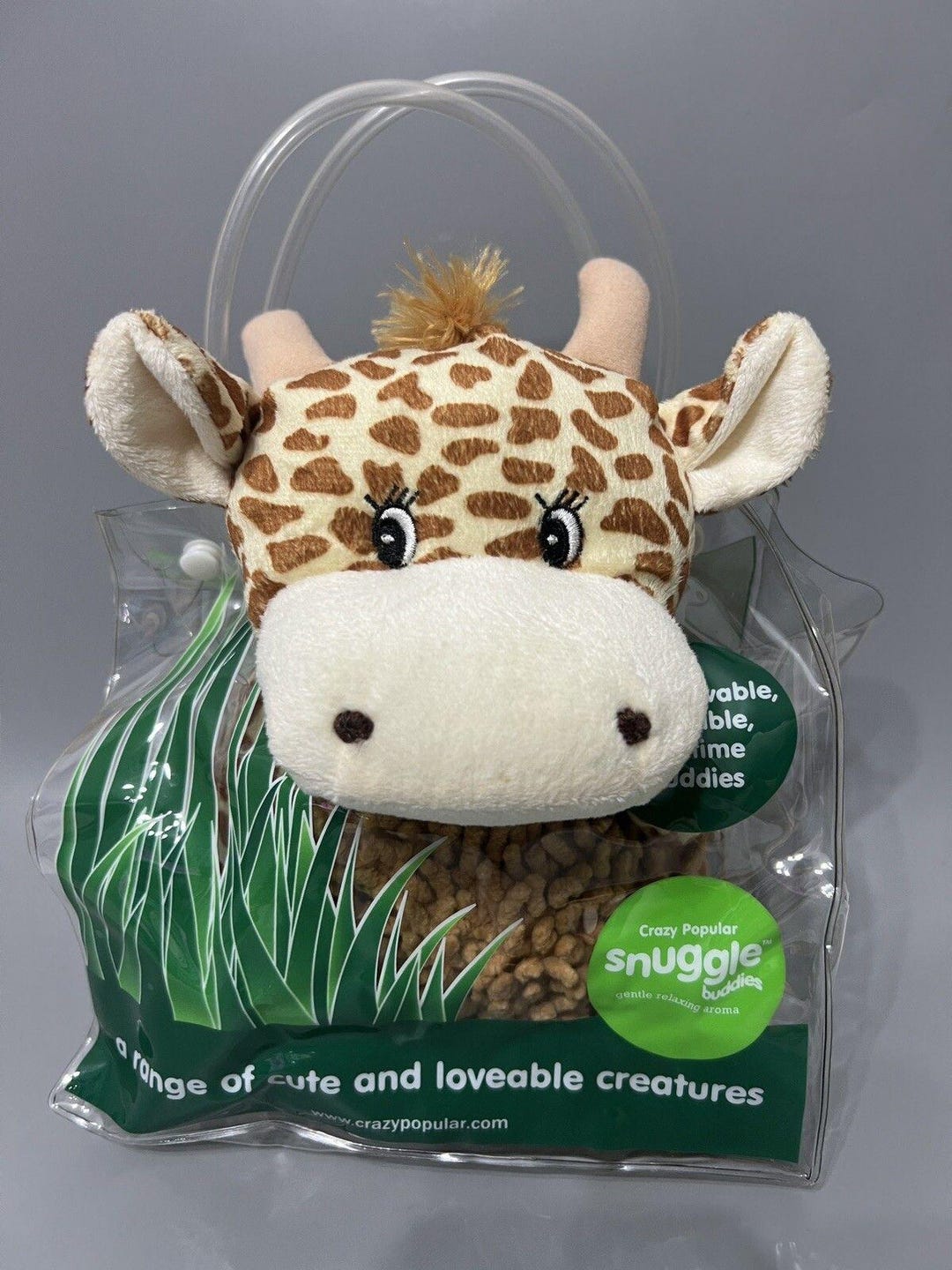 Snuggle Buddies Microwaveable Warmie Giraffe 12" Bedtime Soft Toy New ...