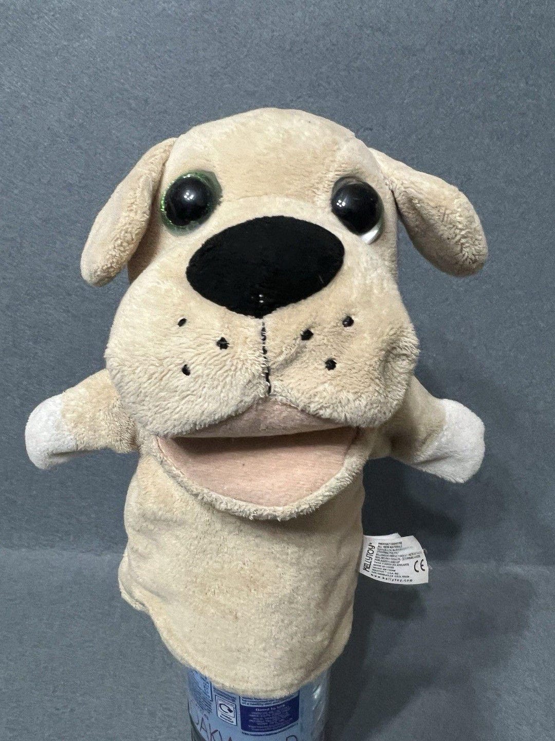 Kellytoy Hand Puppet Yellow Labrador Dog Plush Stuffed Soft Toy 2016 - Etsy