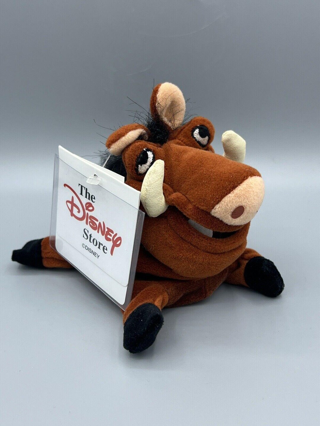Disney Store Pumbaa the Lion King Mini Bean Bag Soft Toy Plush 8" New ...