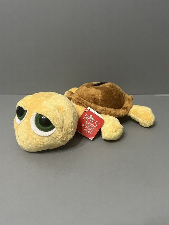 Russ Soft Toy Plush Money Box Bank Turtle New 13 Etsy UK