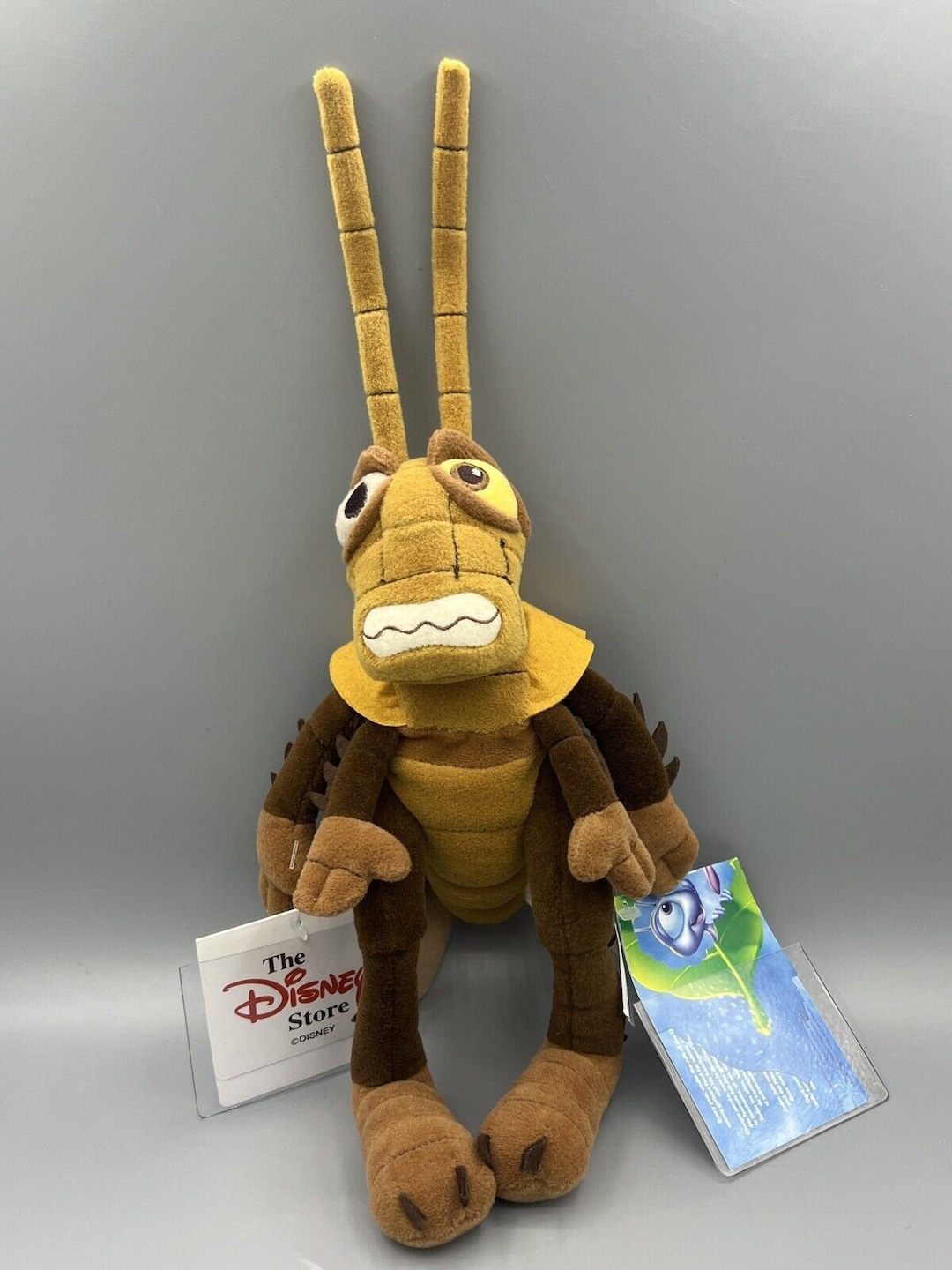 Disney Store Bugs Life Plush Soft Toy Beanie Hopper 8 New Retired ...