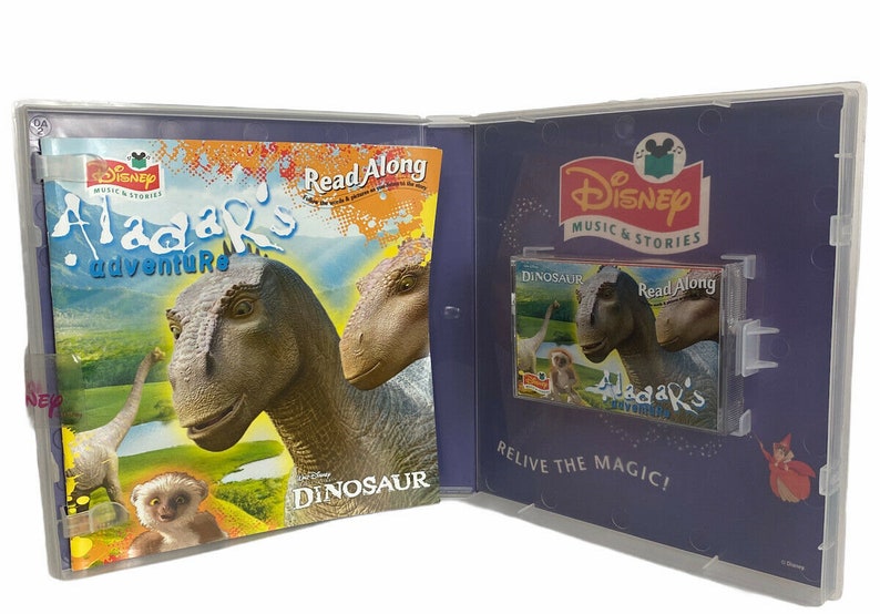Disney Read Along Aladar's Adventure Dinosaur Storybook and Tape 2000 ...