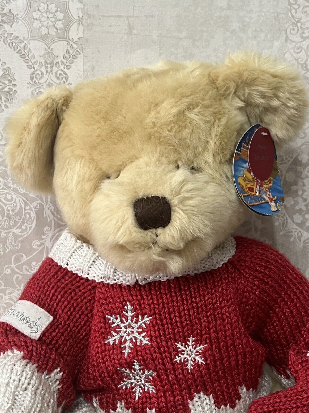 Harrods Large Foot Dated Christmas Bear 2008 Oscar Retired Tagged Collector Bear Etsy UK