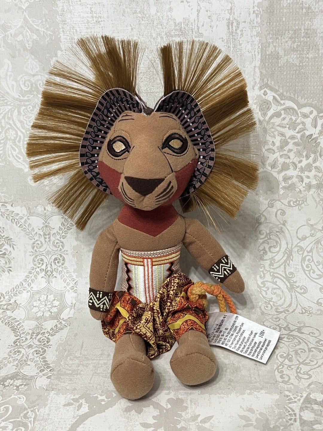 Disney Simba Soft Toy Plush the Lion King Original Broadway Musical ...