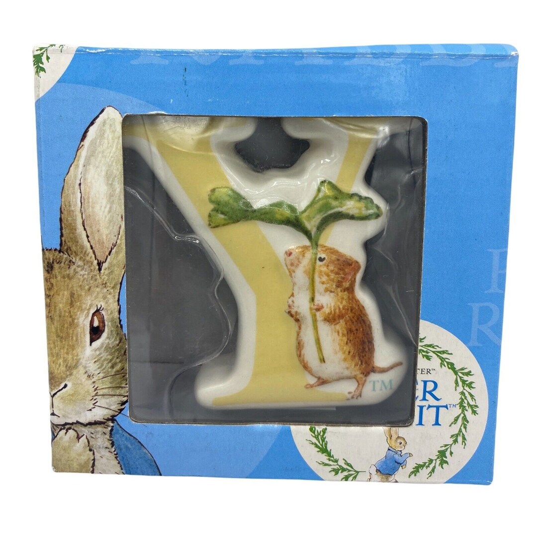 Beatrix Potter Peter Rabbit Ceramic Y Letter Alphabet Timmy Willie ...