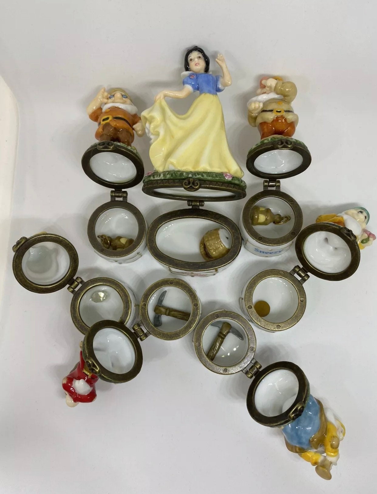 Disney PHB Collection Snow White & Dwarfs Hinged Trinket Boxes - Etsy