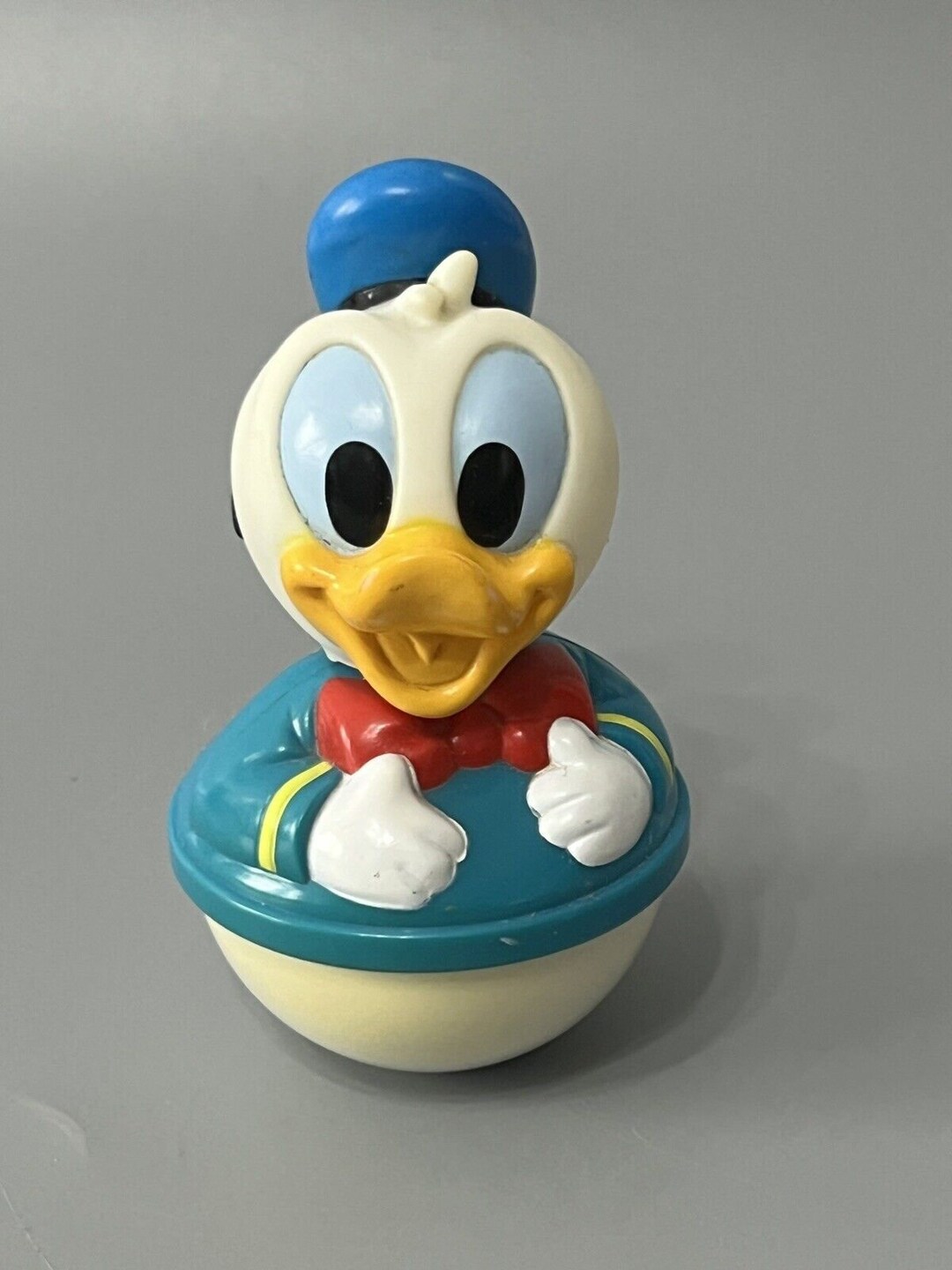 Vintage Disney Toy Baby Donald Duck Weeble Wobble Roly Poly - Etsy