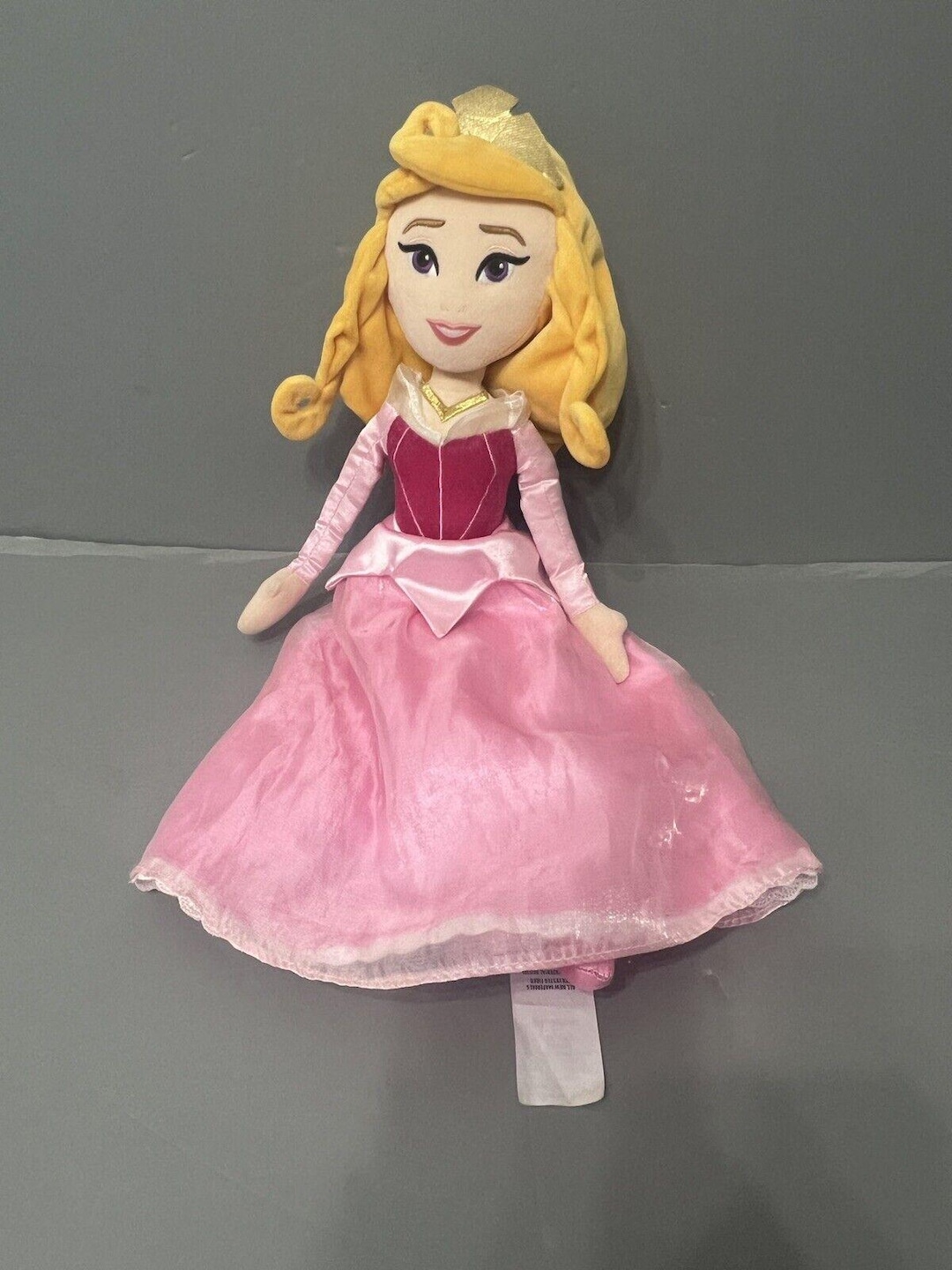 Disney Sleeping Beauty Aurora Plush Stuffed Doll Pink Princess 19 ...