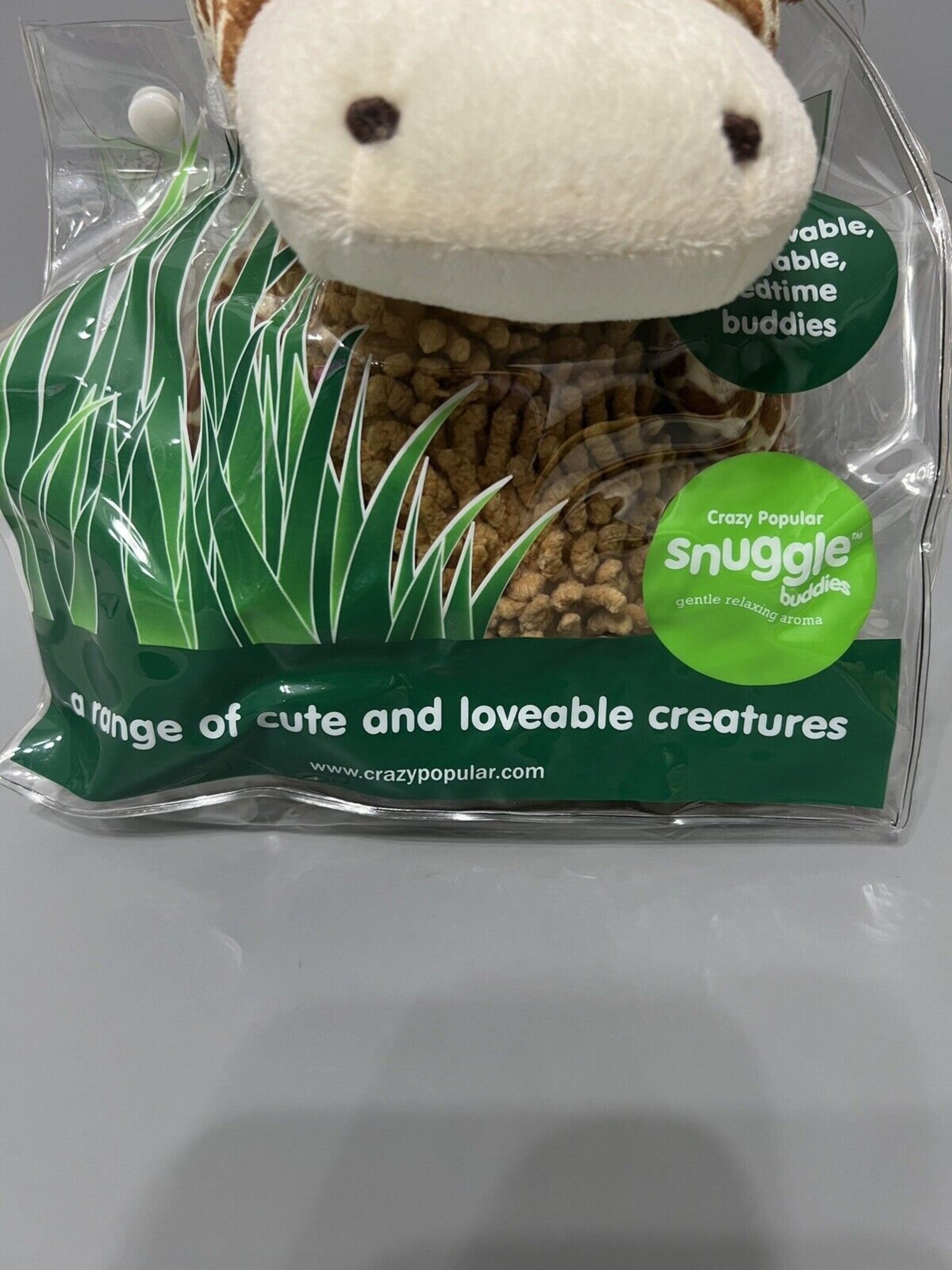 Snuggle Buddies Microwaveable Warmie Giraffe 12 Bedtime Soft Toy New ...