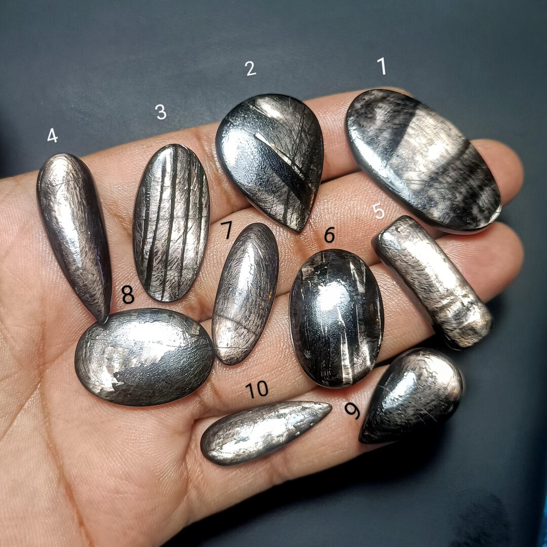 Hypersthene Gemstone, 100% Natural Hypersthene Cabochon Gemstone, A One ...