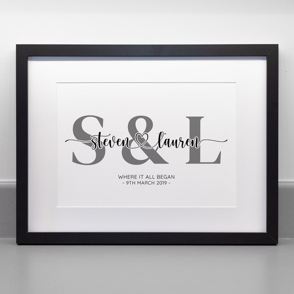 Initial Frame - Etsy UK