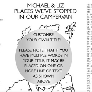 2 X A4 UK Postcode Map, Customised Title, Sales Map, Orders Map - Etsy UK