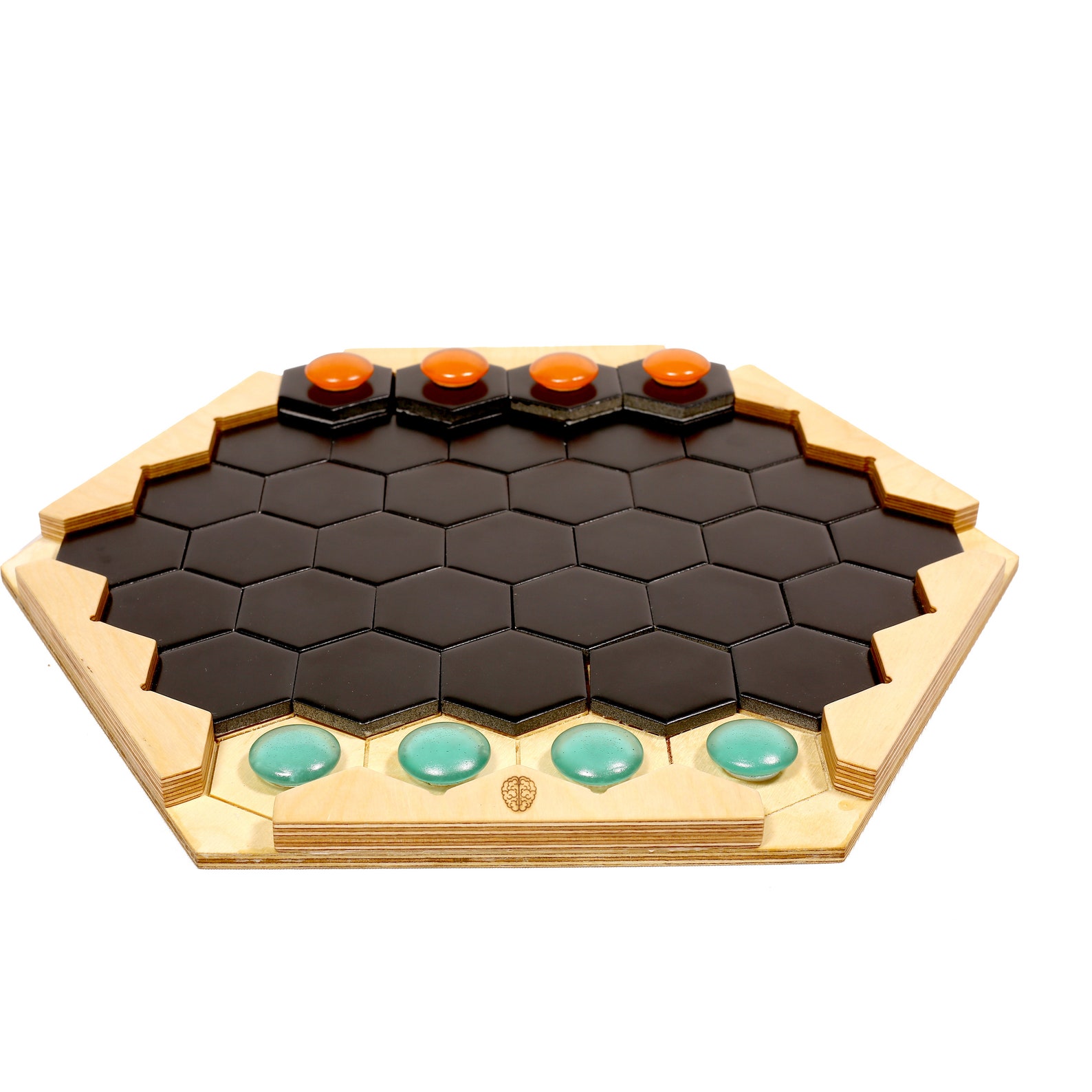 CUTE GAME, WOODEN Board Game, Pebbles Marbles Climb Game Set, Strategy ...