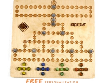 Wooden Multi Board Game - Etsy
