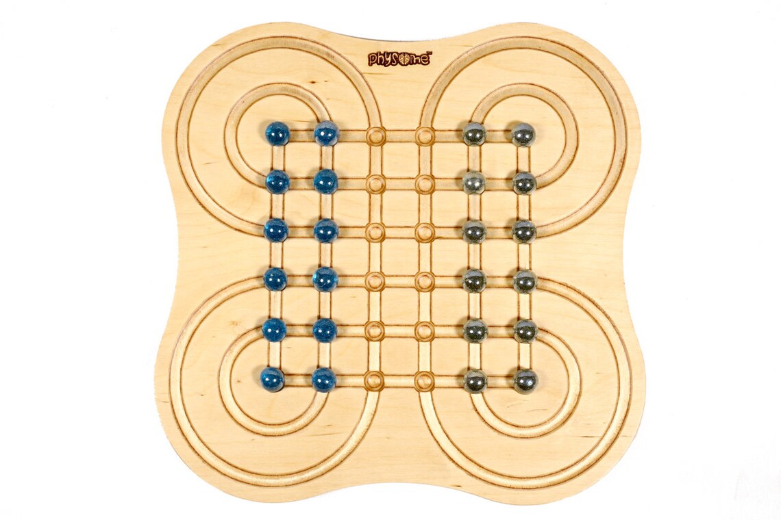 SURAKARTA TABLE GAME, Wooden Board Game, Strategy 2 Players Popular ...