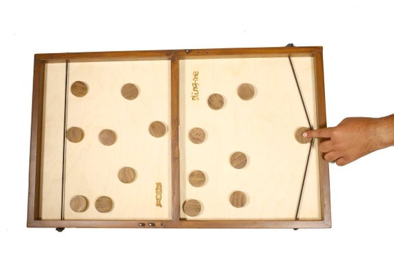 SLING PUCK GAME Strategy Games Wooden Board Famous Sling - Etsy