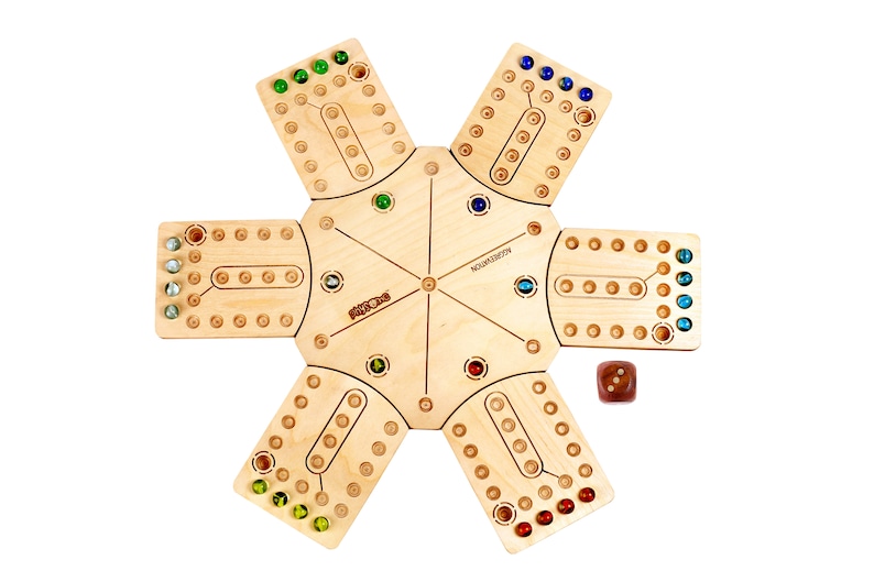 AGGRAVATION GAME, WOODEN Board Game, Strategy Magnetic Family Multi ...