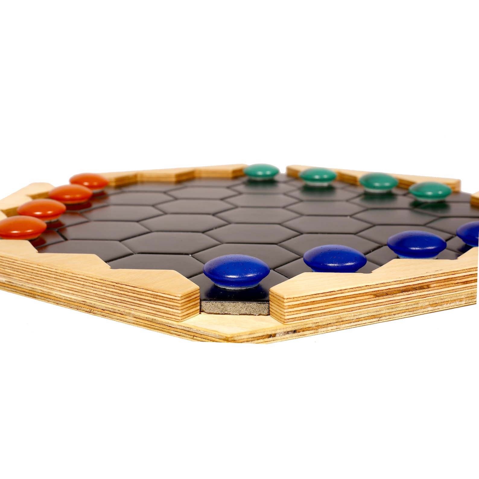 CUTE GAME, WOODEN Board Game, Pebbles Marbles Climb Game Set, Strategy ...