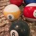 Set of Five Glass Pool Balls for Decor - Etsy