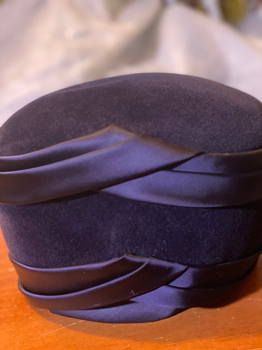 Mr Charles Velvet and Satin Hat - Etsy