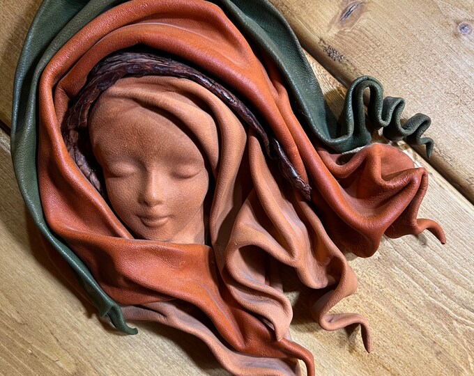 Leather Nidar Sculpted Face - Etsy