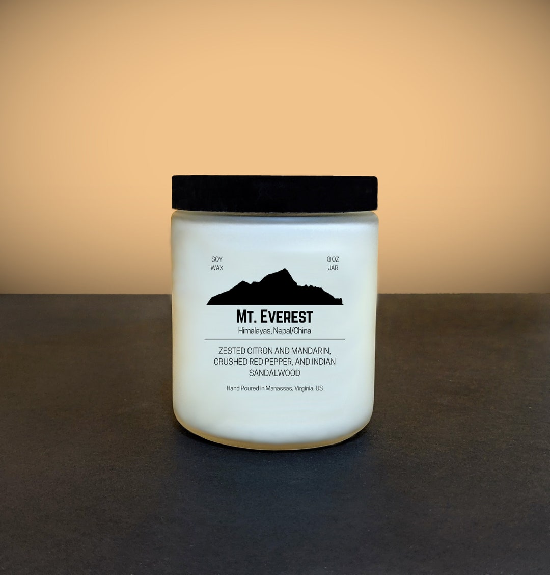 Mt. Everest || Soy Candle (citron, Mandarin, Red Pepper, and Indian ...