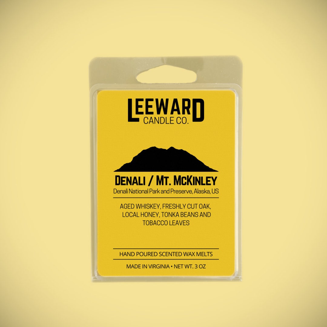 Denali / Mt. Mckinley || Soy Wax Melts (whiskey, Oak, Honey, Tonka ...