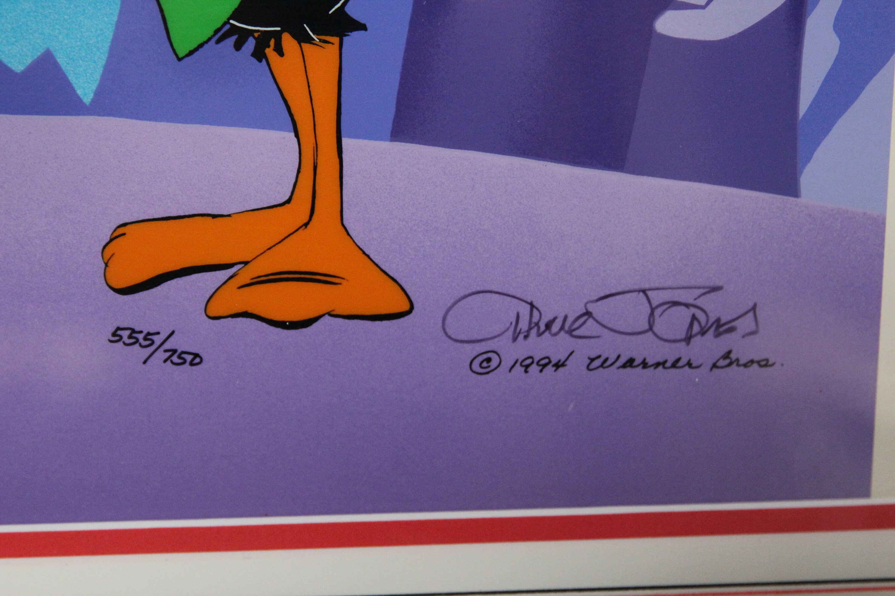 PLANET X Limited Edition Cel / CHUCK JONES/ Daffey Duck & Marvin the ...