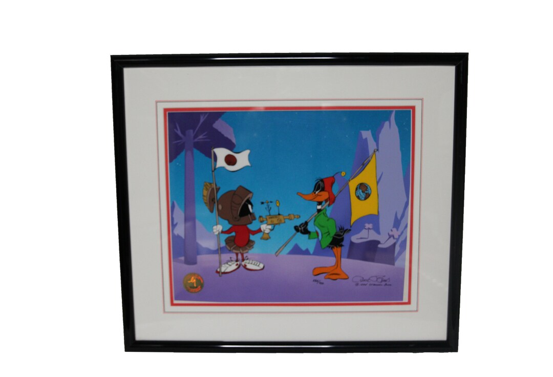 PLANET X ~ Limited Edition Cel / CHUCK JONES/ Daffey Duck & Marvin the ...