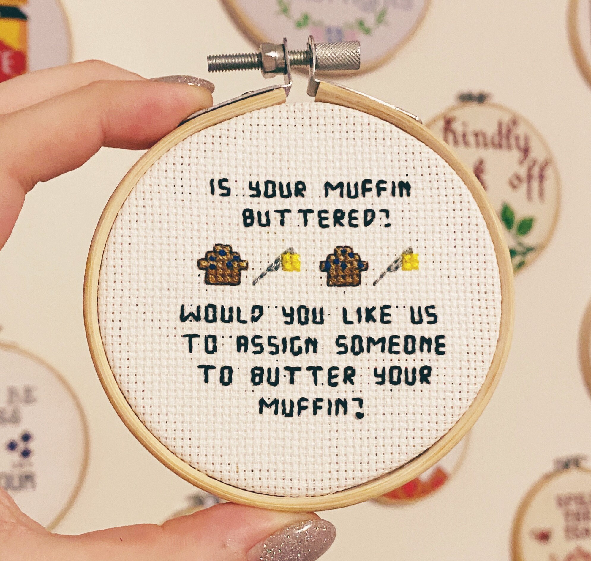 Mini 3 is Your Muffin Buttered Mean - Etsy Hong Kong