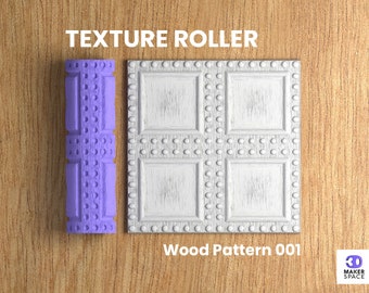 Wood Texture Roller Stl - Etsy