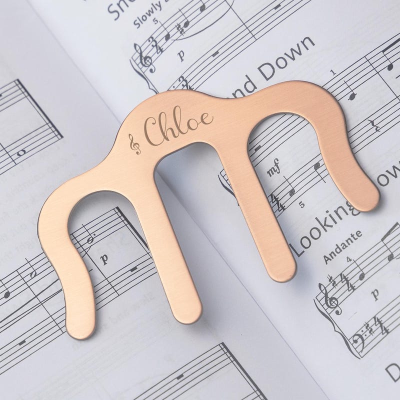Custom Sheet Music Clip - Etsy