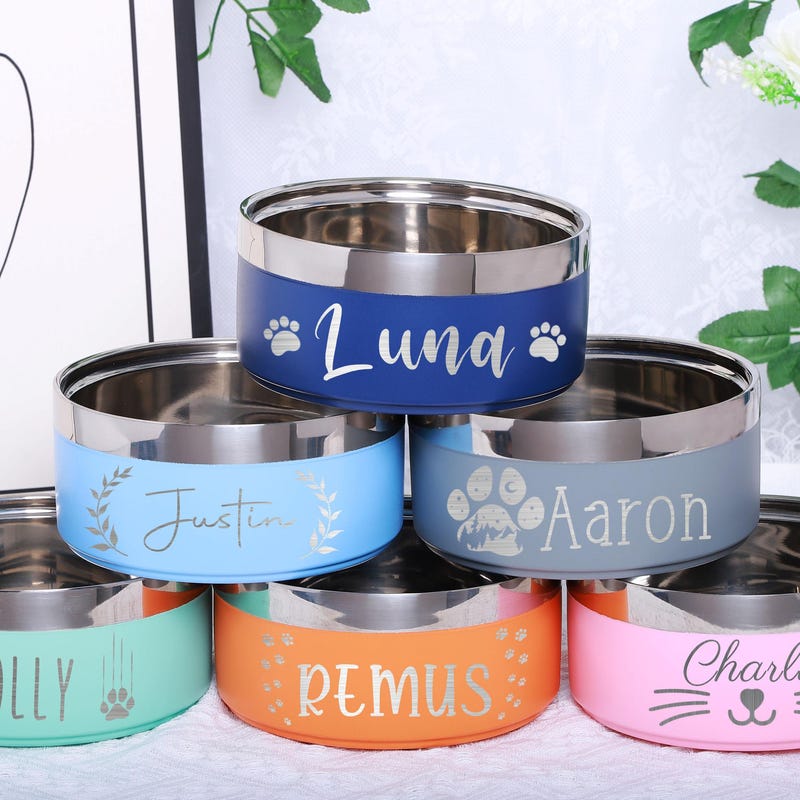 Custom Dog Bowls - Etsy
