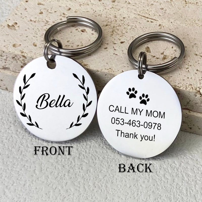 Dog Collar Tags - Etsy