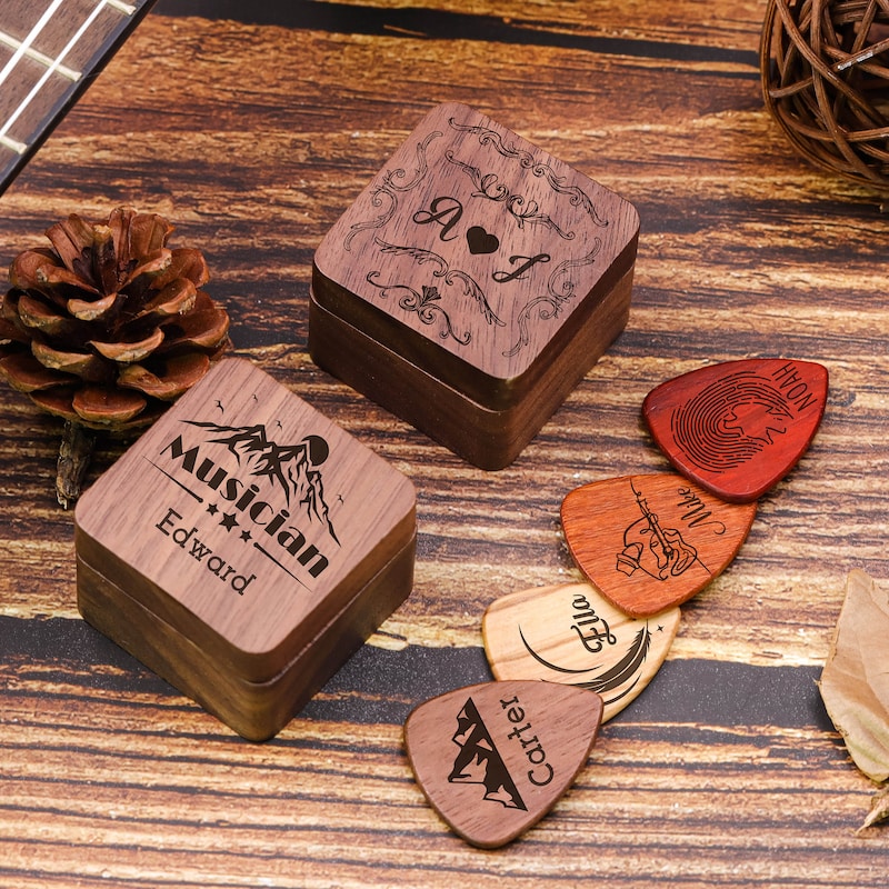 Guitar Pick Box - Etsy
