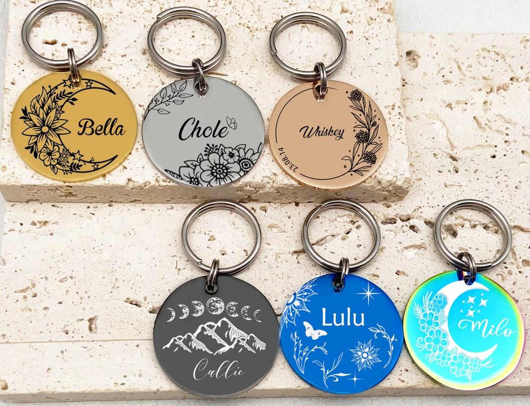 Dog Tag,dog Name Tag,custom Dog ID Tag,engraved Dog Tag,pet ID Tags ...